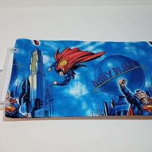 Handmade | Accents | Rare 7s Vintage Superman Comic Superhero Fabric ...